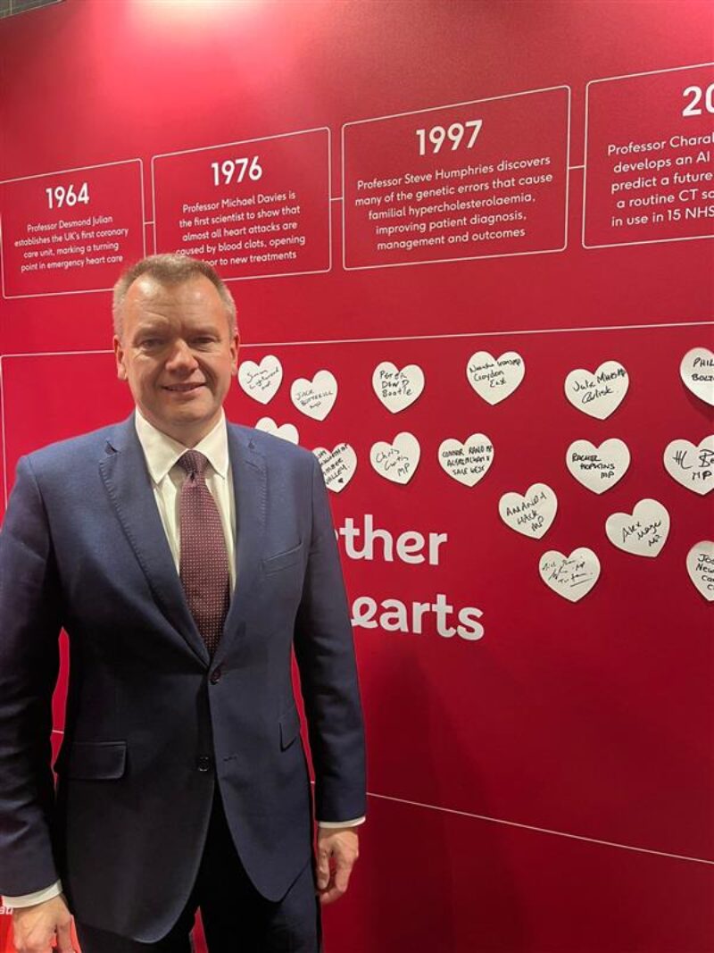 Nick Thomas-Symonds MP backs British Heart Foundation mission to help ...